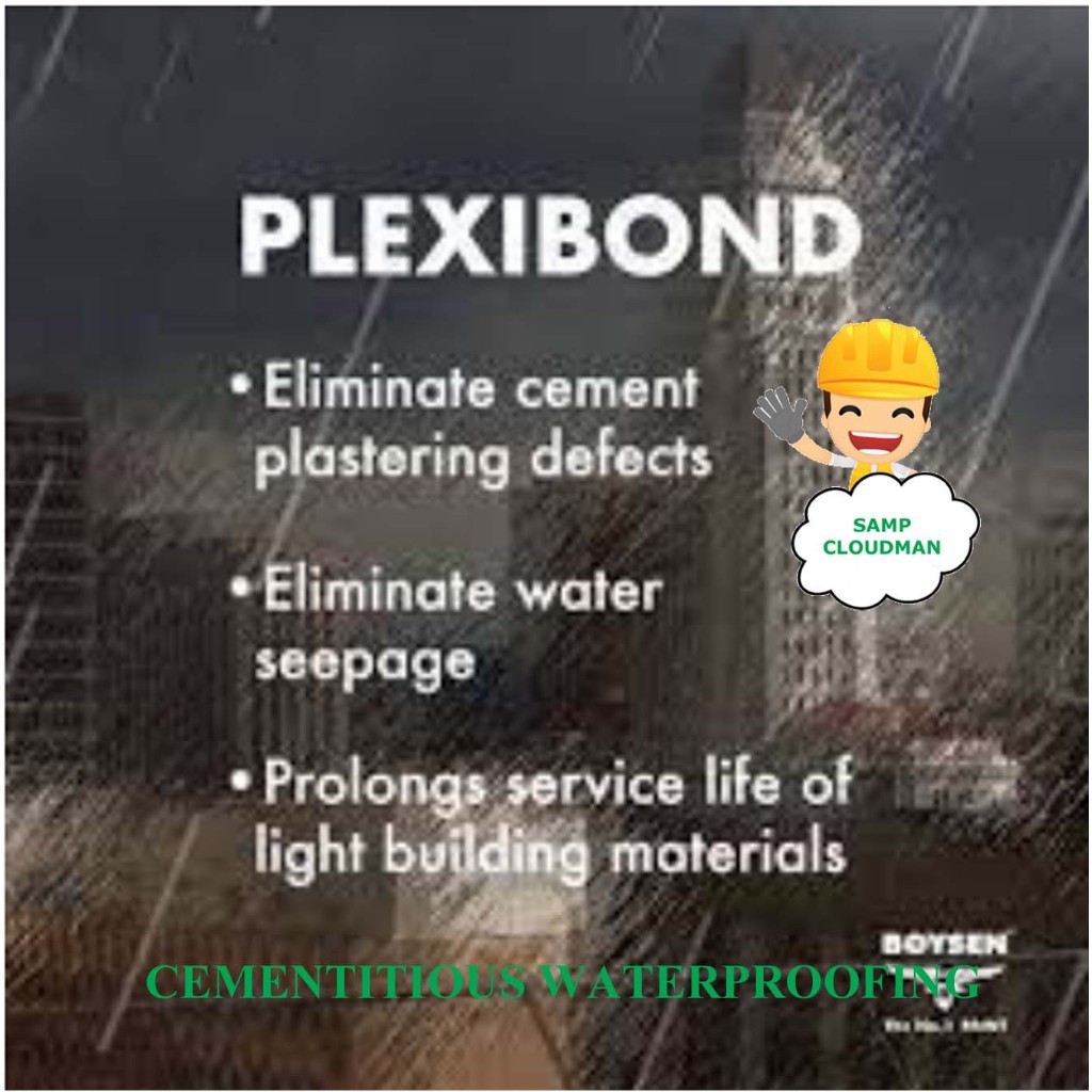 Boysen Plexibond Cementitious Waterproofing #7760 Gallon Size 4 Liters ...