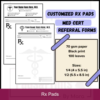 prescription pad - Best Prices and Online Promos - Dec 2025 | Shopee ...