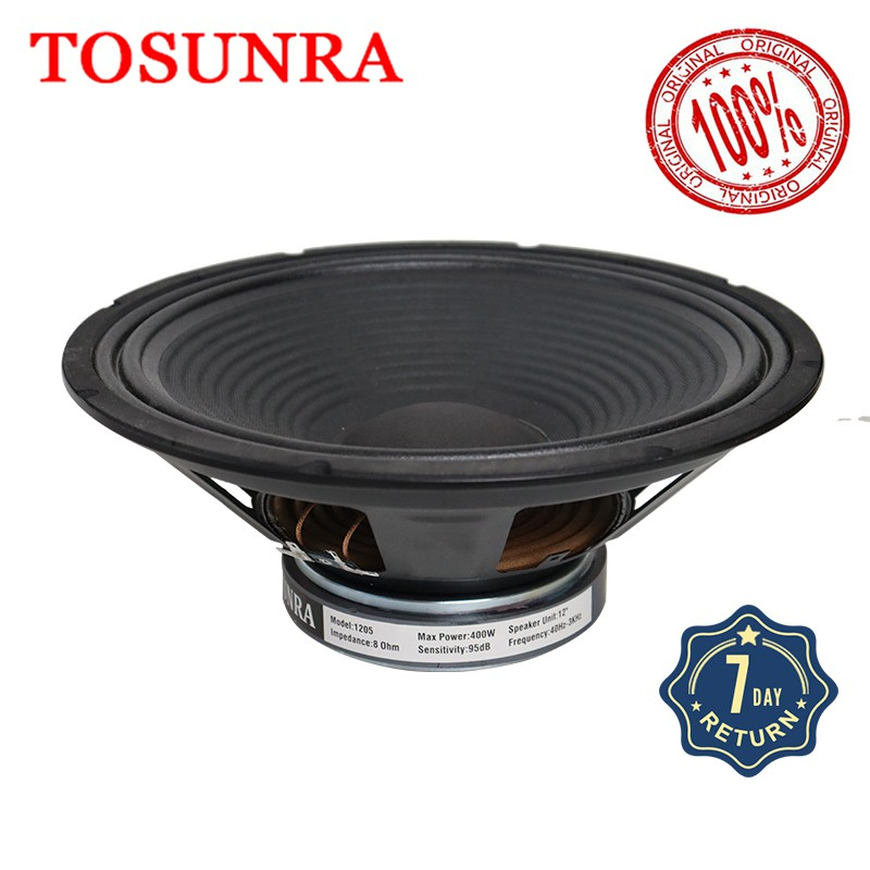 TOSUNRA 1205 12 inches 400W Subwoofer Woofer Speaker (COD) | Shopee ...