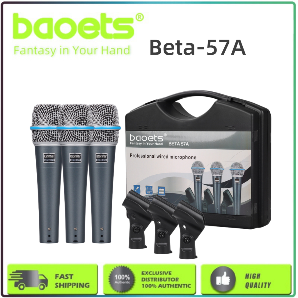 Wired vocal dynamic microphone original for videoke | Shopee Philippines