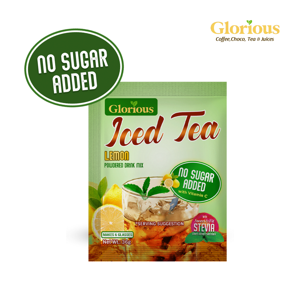 Glorious Iced Tea Lemon 36g x 10 sachets | Shopee Philippines