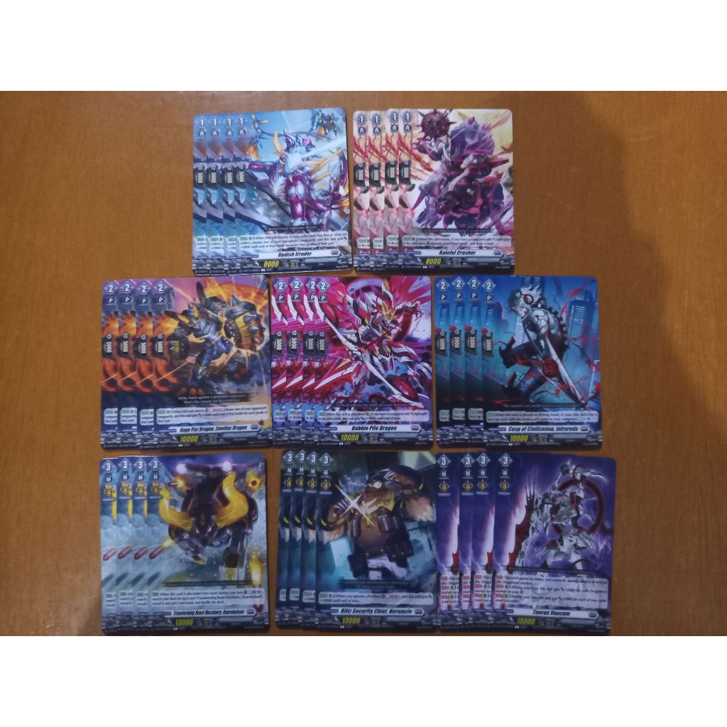 CFV Brandt Gate Commons Playset D-BT13 Cardfight Vanguard English | Shopee Philippines