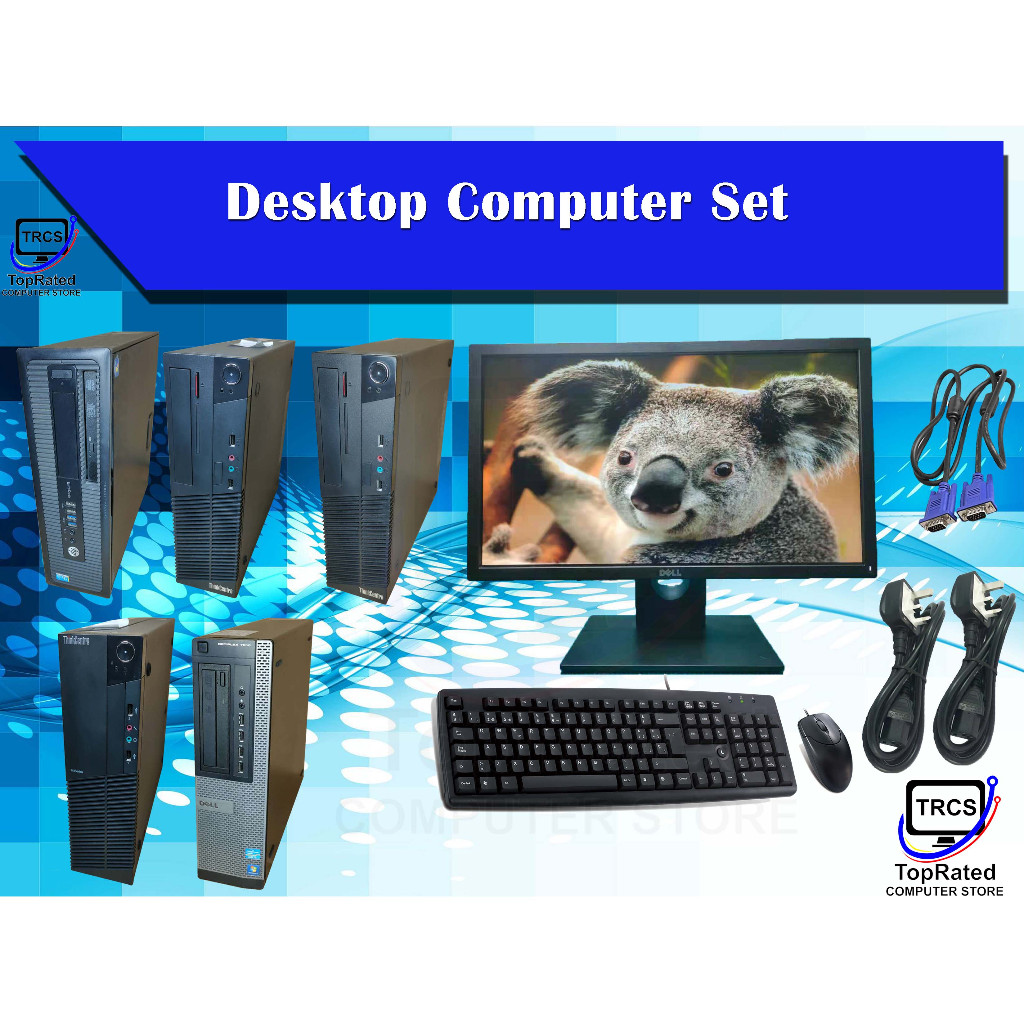 Slim Desktop Computer Set Desktop Core i5 3rd Gen 8GB RAM 500GB HDD ...