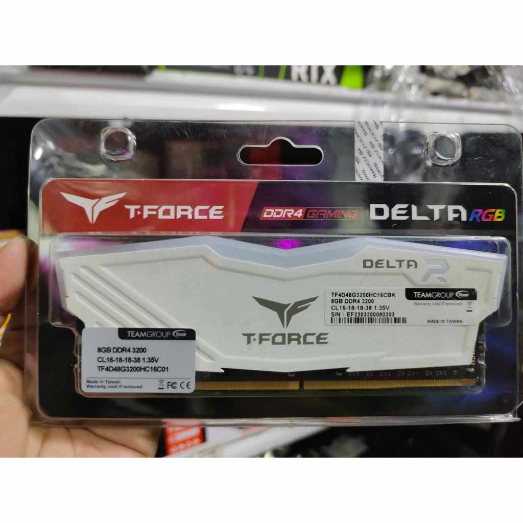 Delta Tforce RGB 8gb ddr4 3200mhz Ram | Shopee Philippines