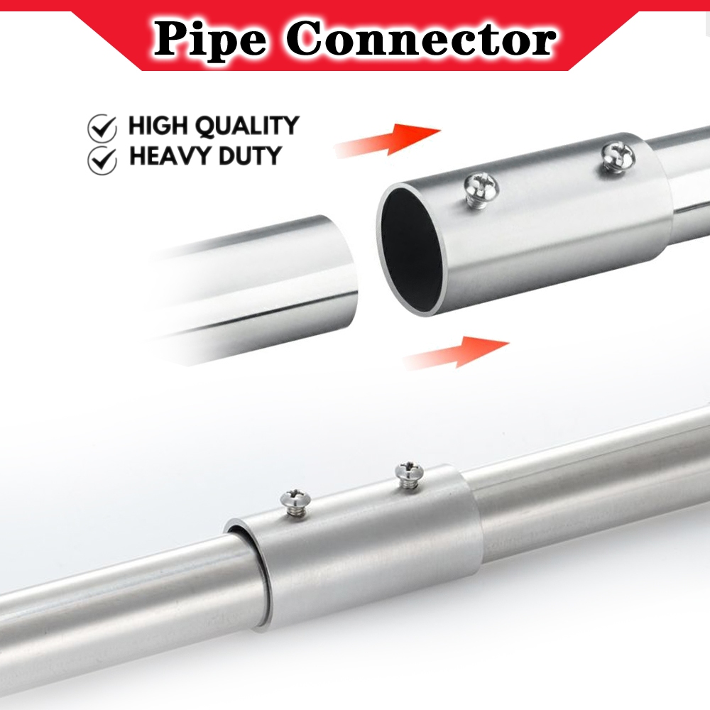 Stainless Steel Tube Pipe connector Fittings For extension | Shopee ...