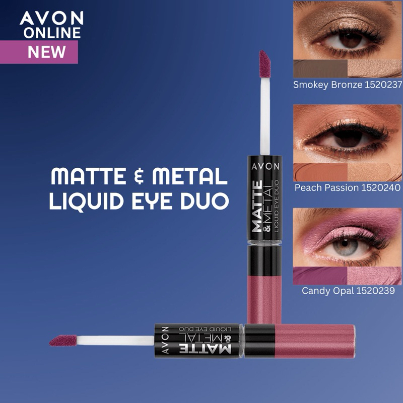 Avon Matte & Metal Liquid Eye Duo 2 x 4 ml | Shopee Philippines