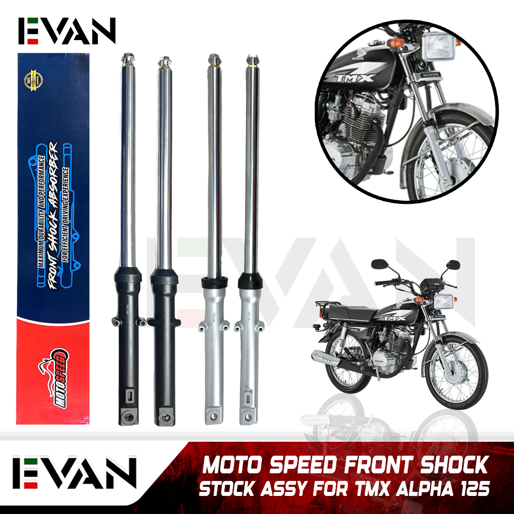 EVAN.COM FRONT SHOCK 1 PAIR FOR HONDA TMX ALPHA 125 ORDINARY STOCK ...