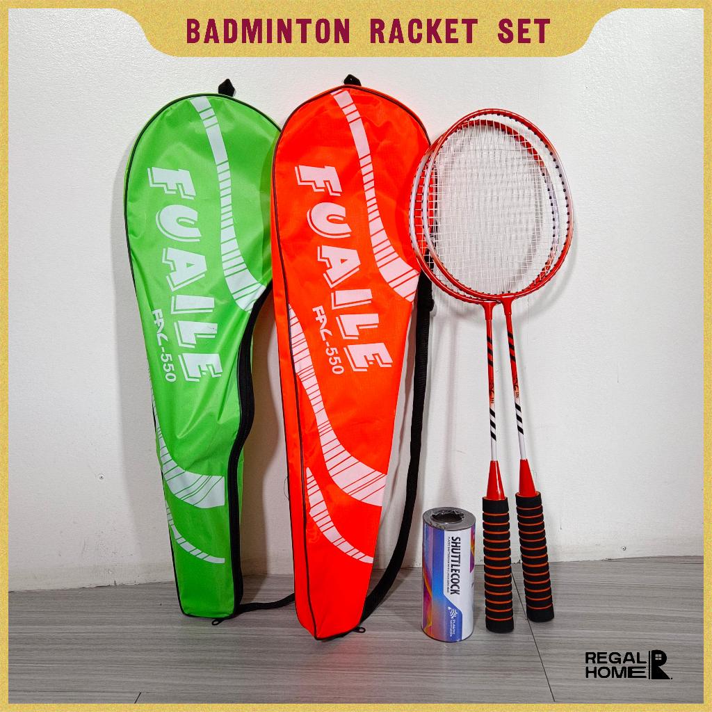 NEW 2pcs Badminton Racket Set Student Beginner Fitness Badminton Racket ...