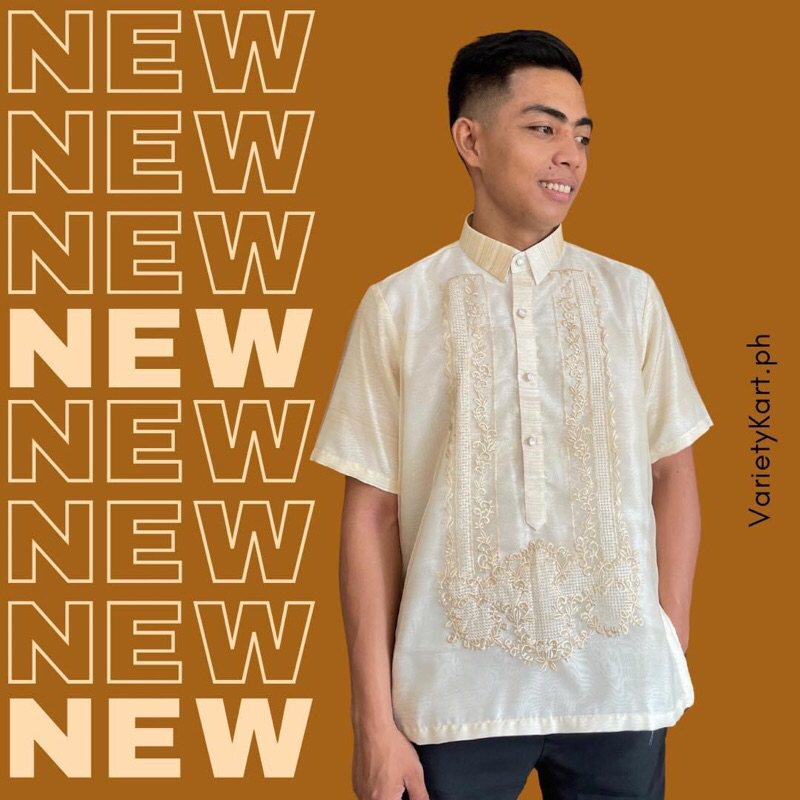 Polo Barong Organza for Men | Shopee Philippines