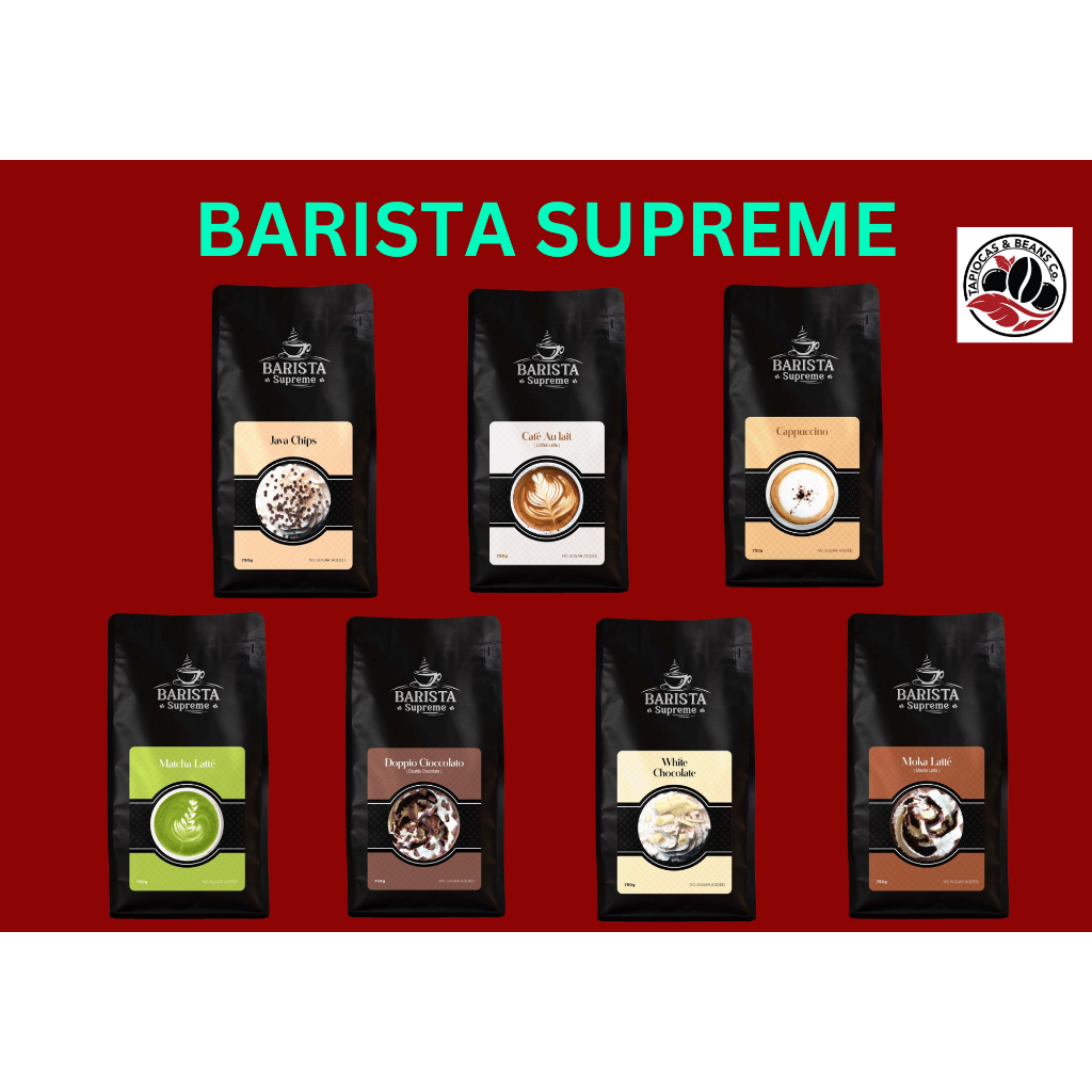 Barista Series Supreme Powder Flavor 750g - Matcha, Java Chips, Double ...
