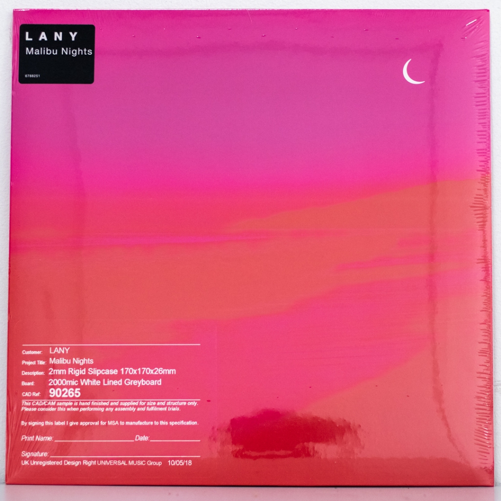Lany - Malibu Nights Clear Vinyl Record LP Album | Sunny Day Records ...