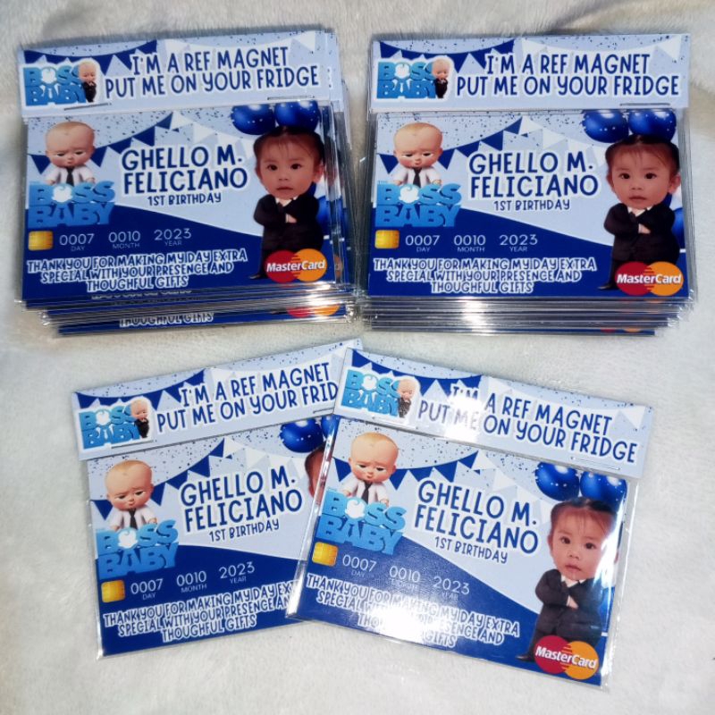 ATM Card theme Ref Magnet Souvenir | Free Layout | Shopee Philippines