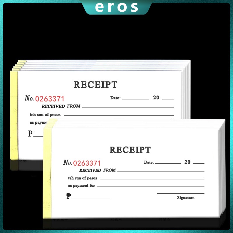 Receipt Resibo With Carbon Wholesale 2 Copy Carbon Paper High Quality ...