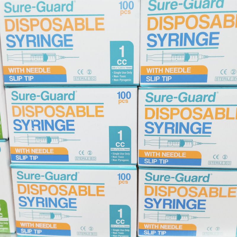 Disposable Syringe with needle 1cc | Shopee Philippines