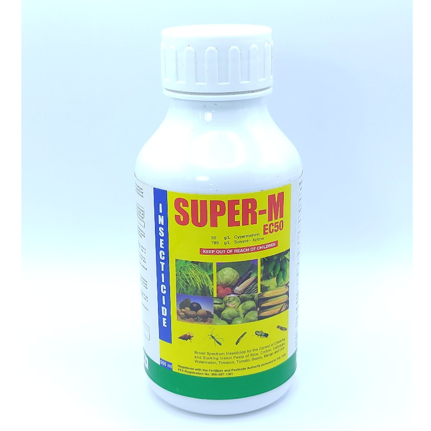 SUPER M EC50 CYPERMETHRIN (1 LITER/500 ML) | Shopee Philippines