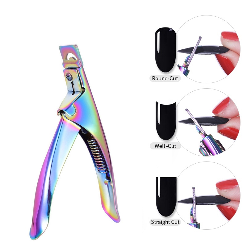 Manicure Nail Art Edge Cutter UV Acrylic False Nail Clipper French Nail ...