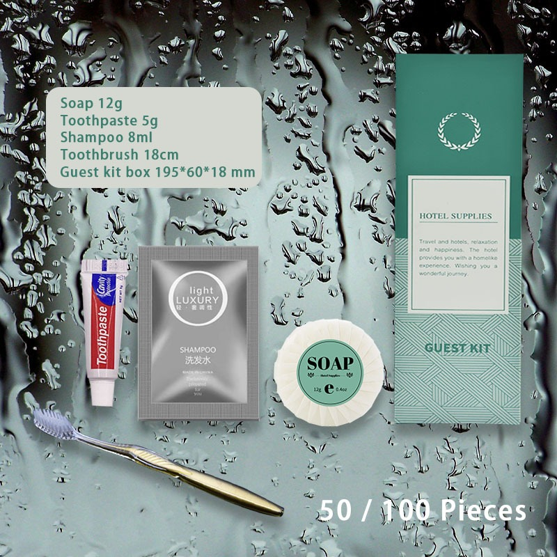 Hotel Supplies Travel Kit Set Toiletries 5 in 1 with Toothpaste Soap ...