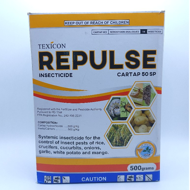 TEXICON REPULSE CARTAP 50SP SYSTEMIC INSECTICIDE SIMILAR TO PANDAN ...