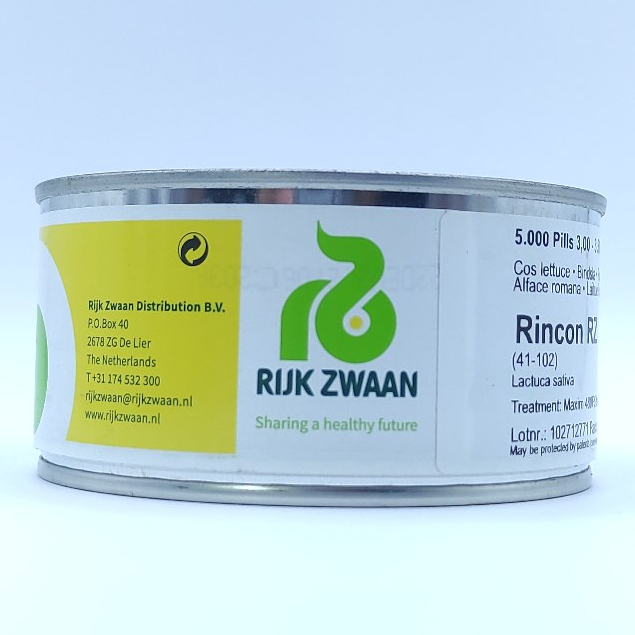 RIJK ZWAAN RINCON RZ SEEDS COS MINI ROMAINE LETTUCE (5,000 PILLS ...