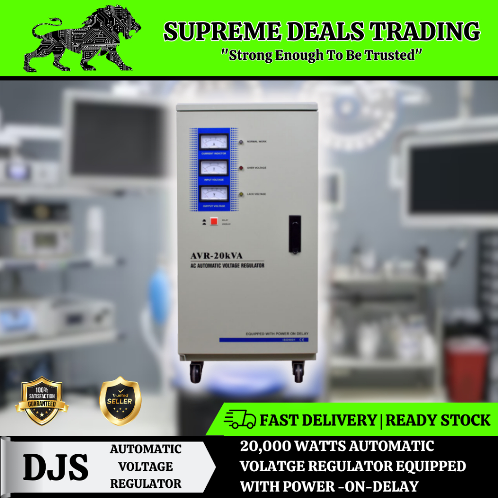HEAVY DUTY AUTOMATIC VOLTAGE REGULATOR EQUIPPED WITH POWER-ON-DELAY DJ ...