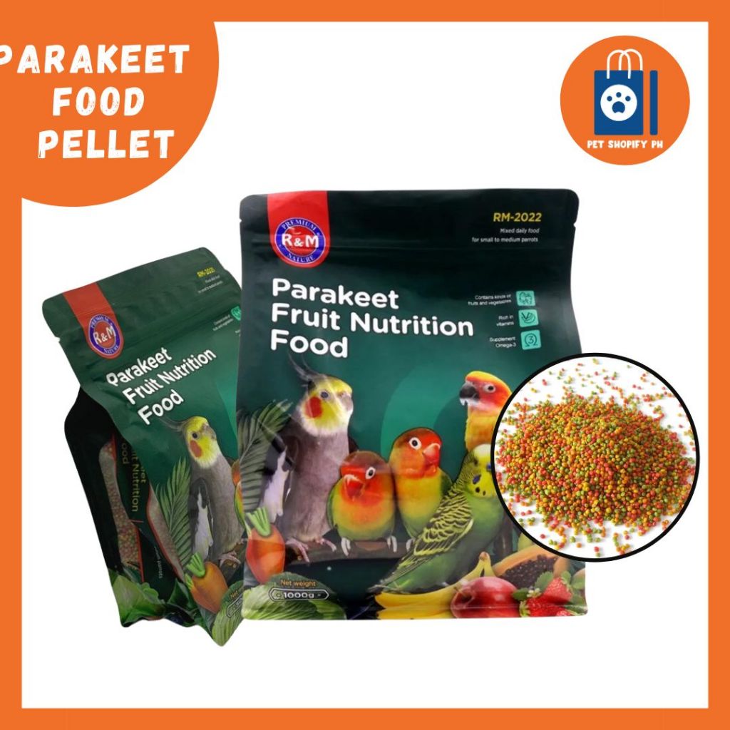 Bird R&M Parakeet Fruit Nutrition Food Pellets Rich in Vitamins ...