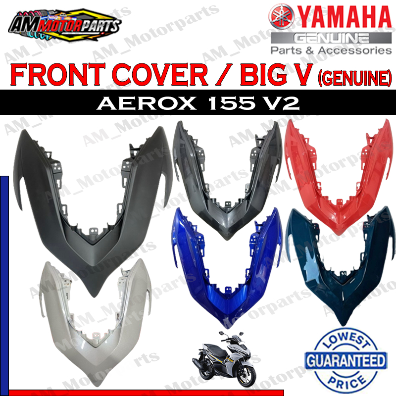 FRONT COVER / BIG V FOR AEROX 155 V2 (YAMAHA GENUINE PARTS) | Shopee ...