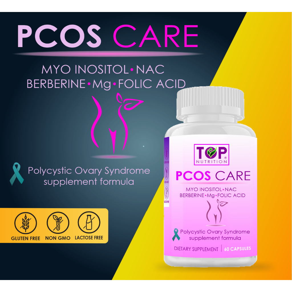 TOP Nutrition PCOS Care with MYO Inositol Berberine Folic Acid ...