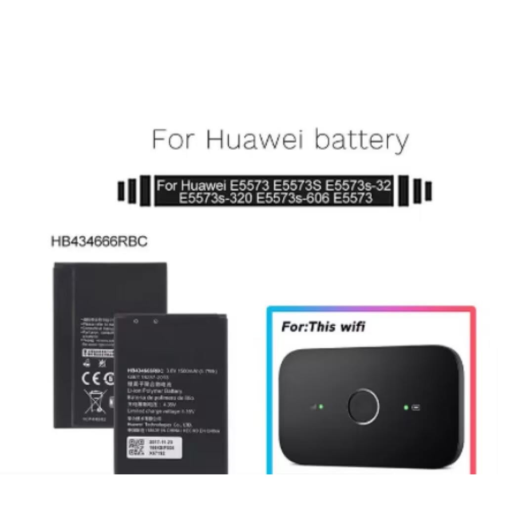 Battery for HUAWEI E5573 E5573S E5573s-32 E5573s-320 E5573s-606 E557 ...