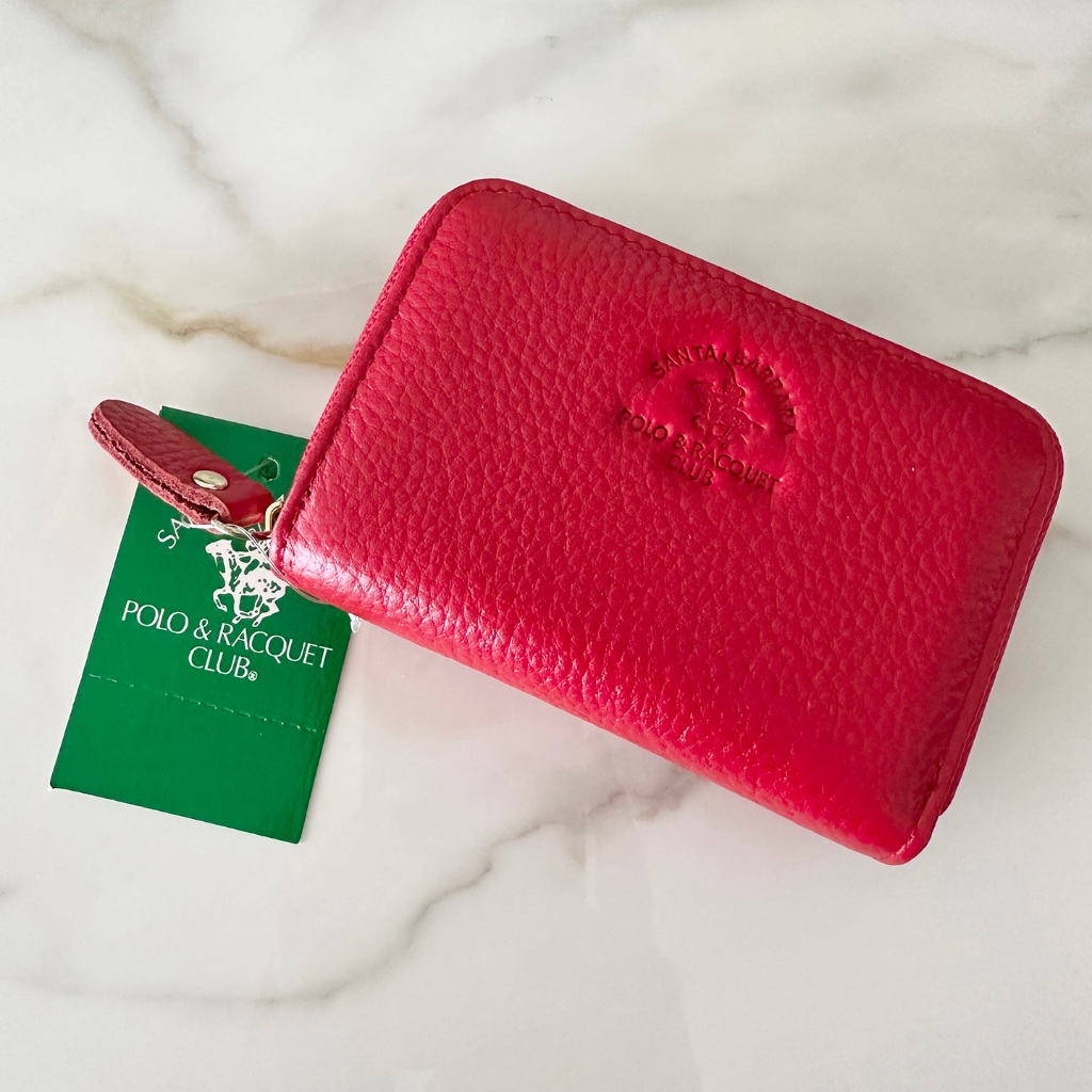 Santa Barbara Polo and Racquet Club Leather Card Holder Wallet | Shopee ...