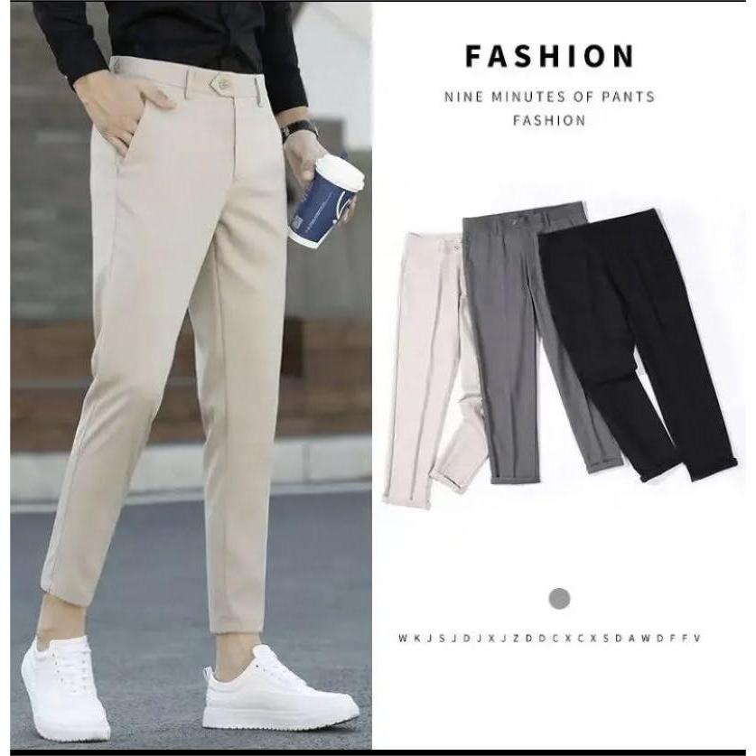 2024 Korean men's style trousers, Fashion trousers, show long legs ...