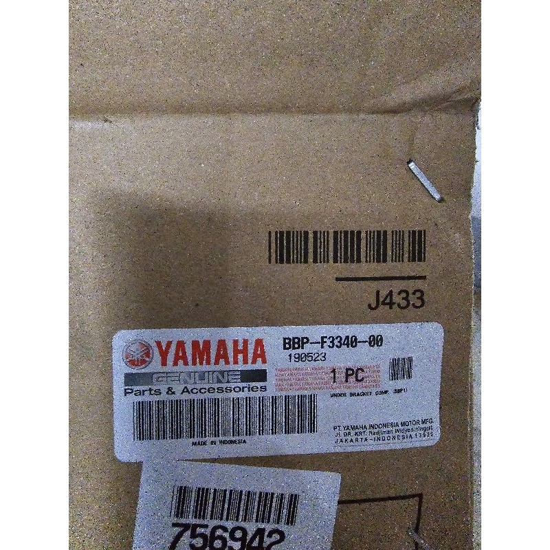 original/genuine yamaha t post mio aerox v2 BBP-F3340-00 under bracket comp | Shopee Philippines