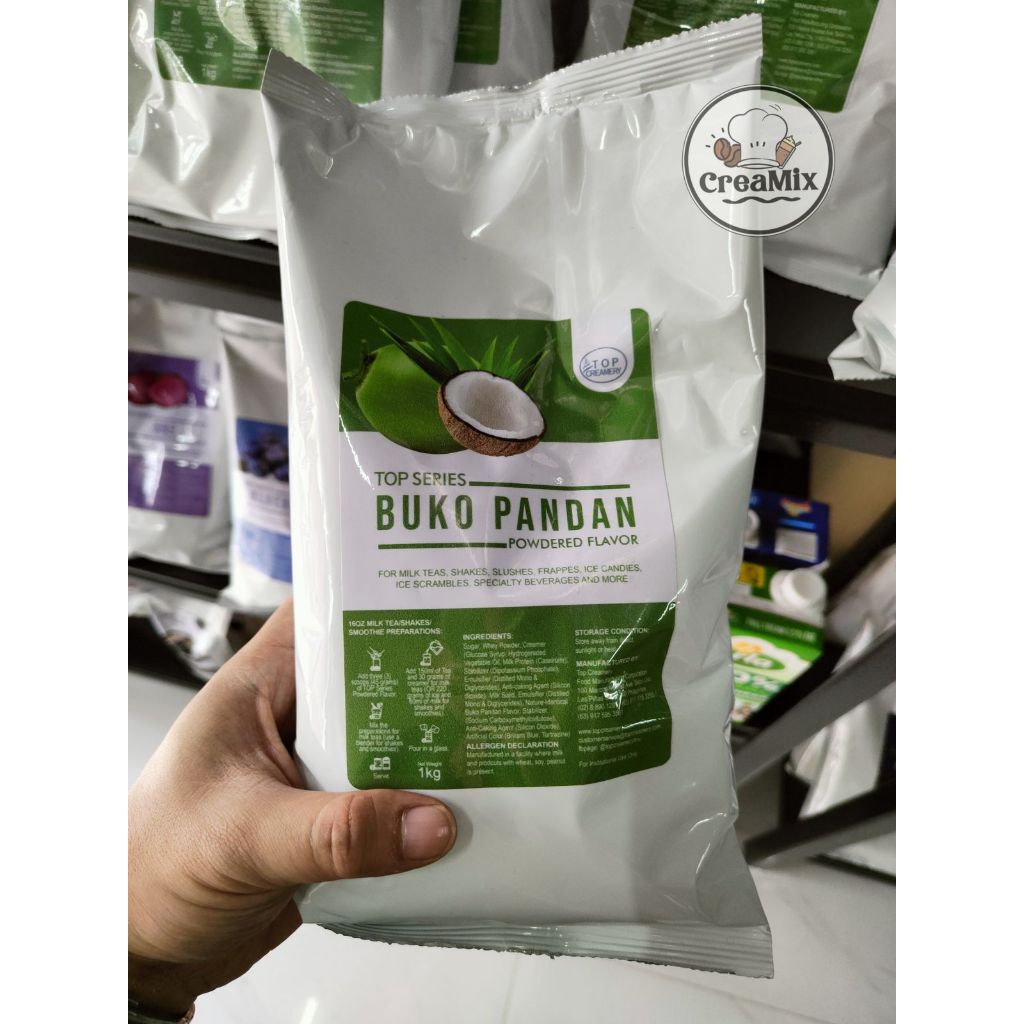 Buko pandan powder flavor 1kg -Top Creamery | Shopee Philippines