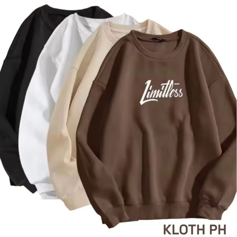 PULL-OVER FREESIZE SWEATSHIRTS (limitless) | Shopee Philippines