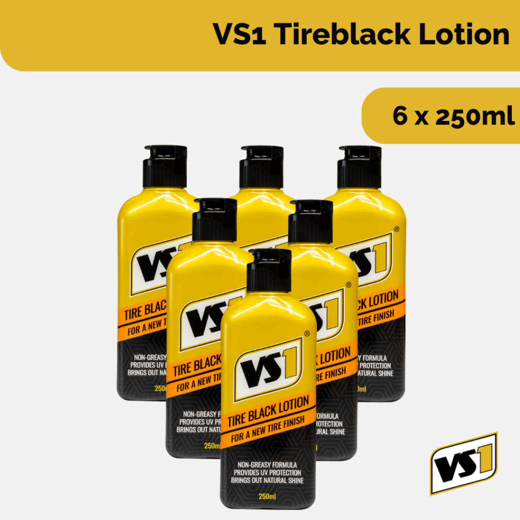 [6pcs] VS1 Tire Black Lotion 250 ml | Shopee Philippines