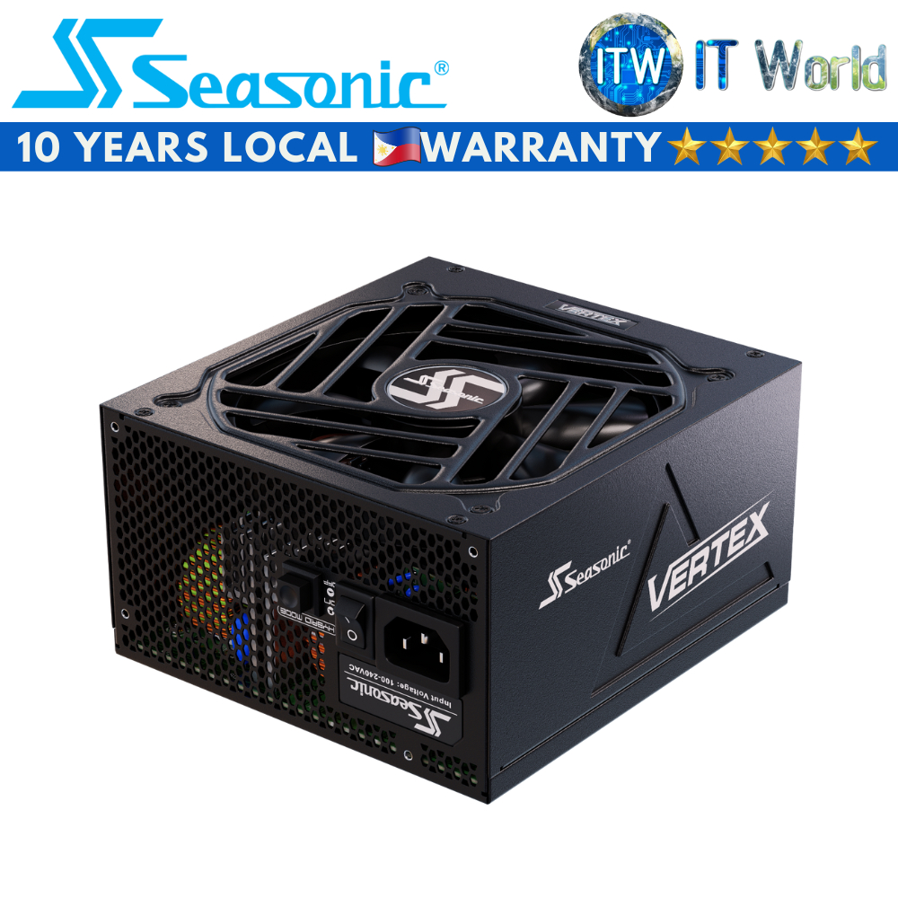 Seasonic Vertex GX-750 750W 80+ Gold Fully Modular Power Supply Unit ...