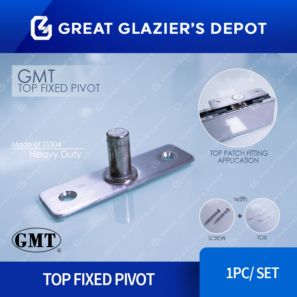 Top Fixed Pivot for Patch fitting Heavy Duty SS304 GMT or DORMA brand ...
