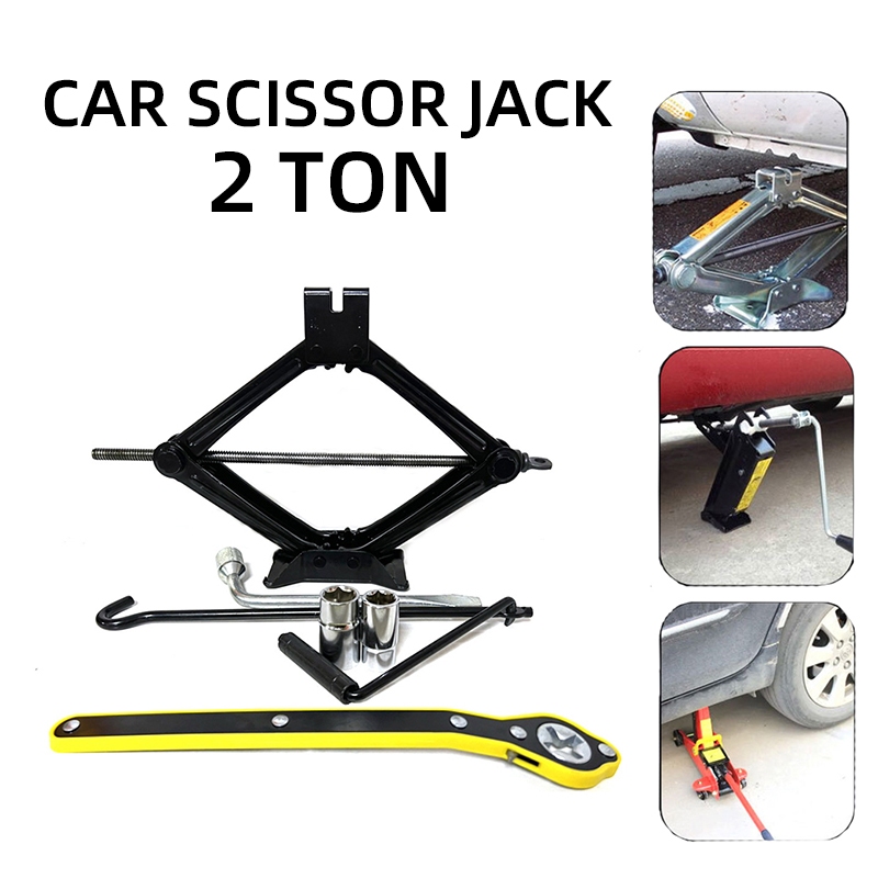 Automotive jack Auto Labor-Saving Jack Ratchet Wrench Mechanical ...