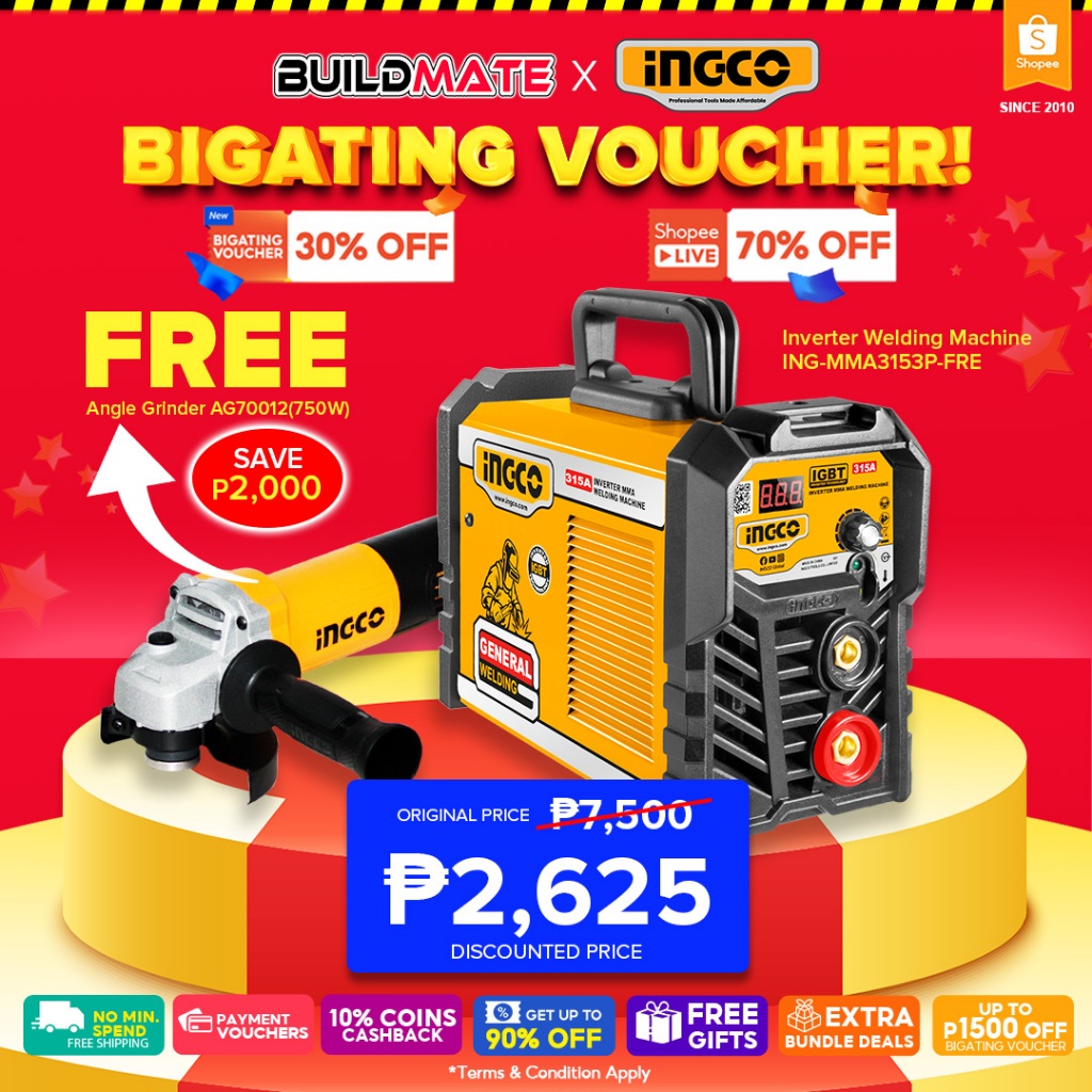 [SALE] INGCO Portable Inverter Welding Machine IGBT ARC MMA ING ...