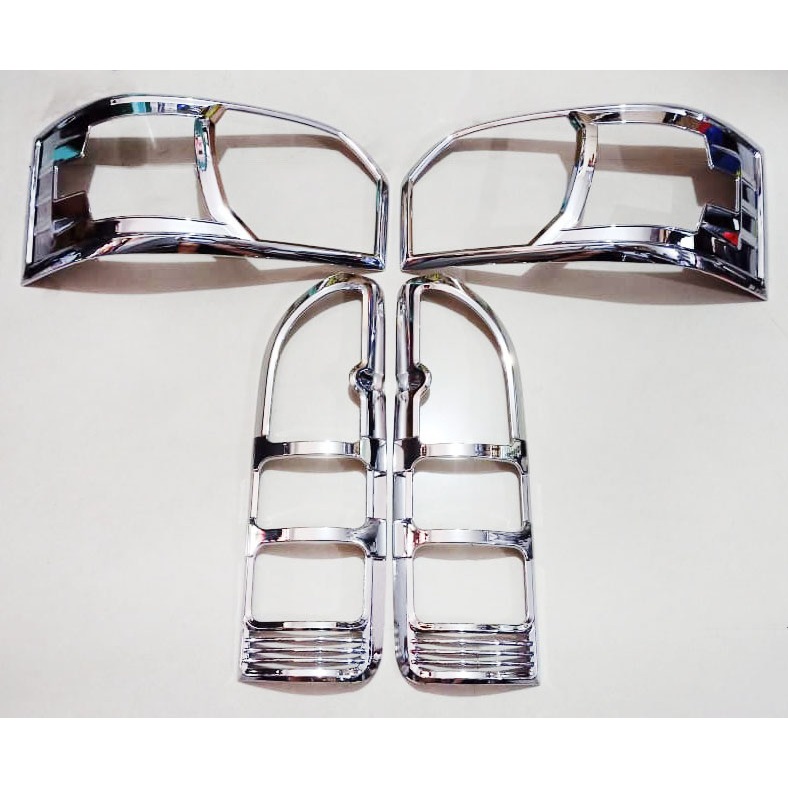 Toyota Hi ace Commuter 2014 to 2023 combo Set Garnish Cover Chrome ...