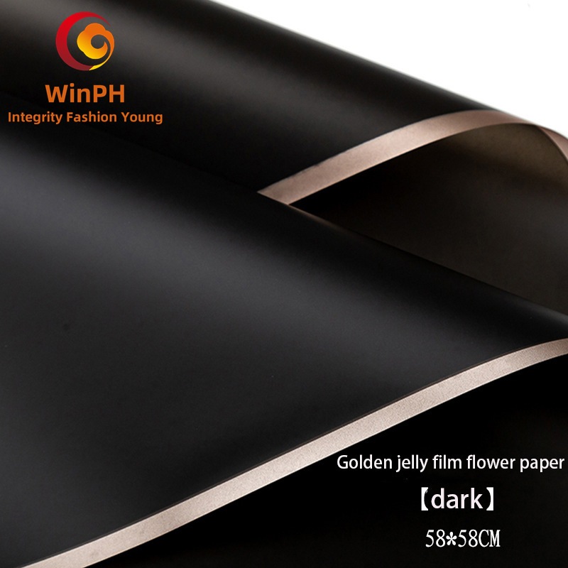5/20pcs Gold edge jelly wrapping paper Flower wrapping paper Baking ...