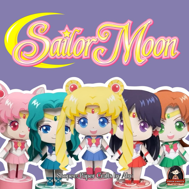 Sairlor Moon Anime Paper Craft / Paper Anime Action Figure | Shopee ...