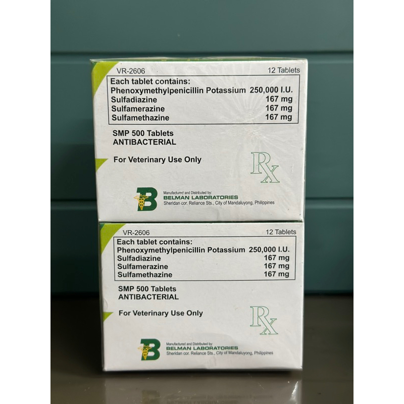 SMP 500 TABLETS BELMAN (12tabs) | Shopee Philippines