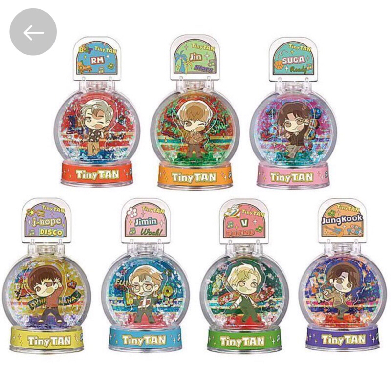 BTS V Jungkook Jin Jimin Suga TinyTan Dynamite Ver. Water Globe Gashapon | Shopee Philippines