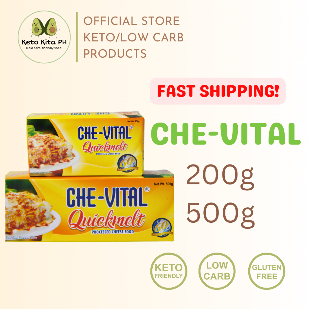 CheVital Cheese - Keto/Low carb products - Healthy Cheese | Shopee ...