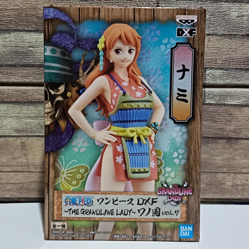 Bandai One Piece Nami The Grandline Lady DXF Figure Wano Kuni 16cm ...