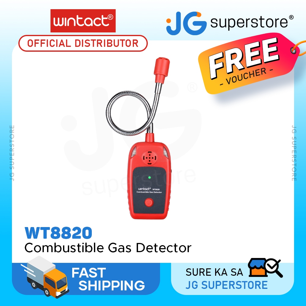 Wintact WT8820 Portable 30cm Gooseneck Combustible Gas Detector Flammable Monitoring | Shopee ...