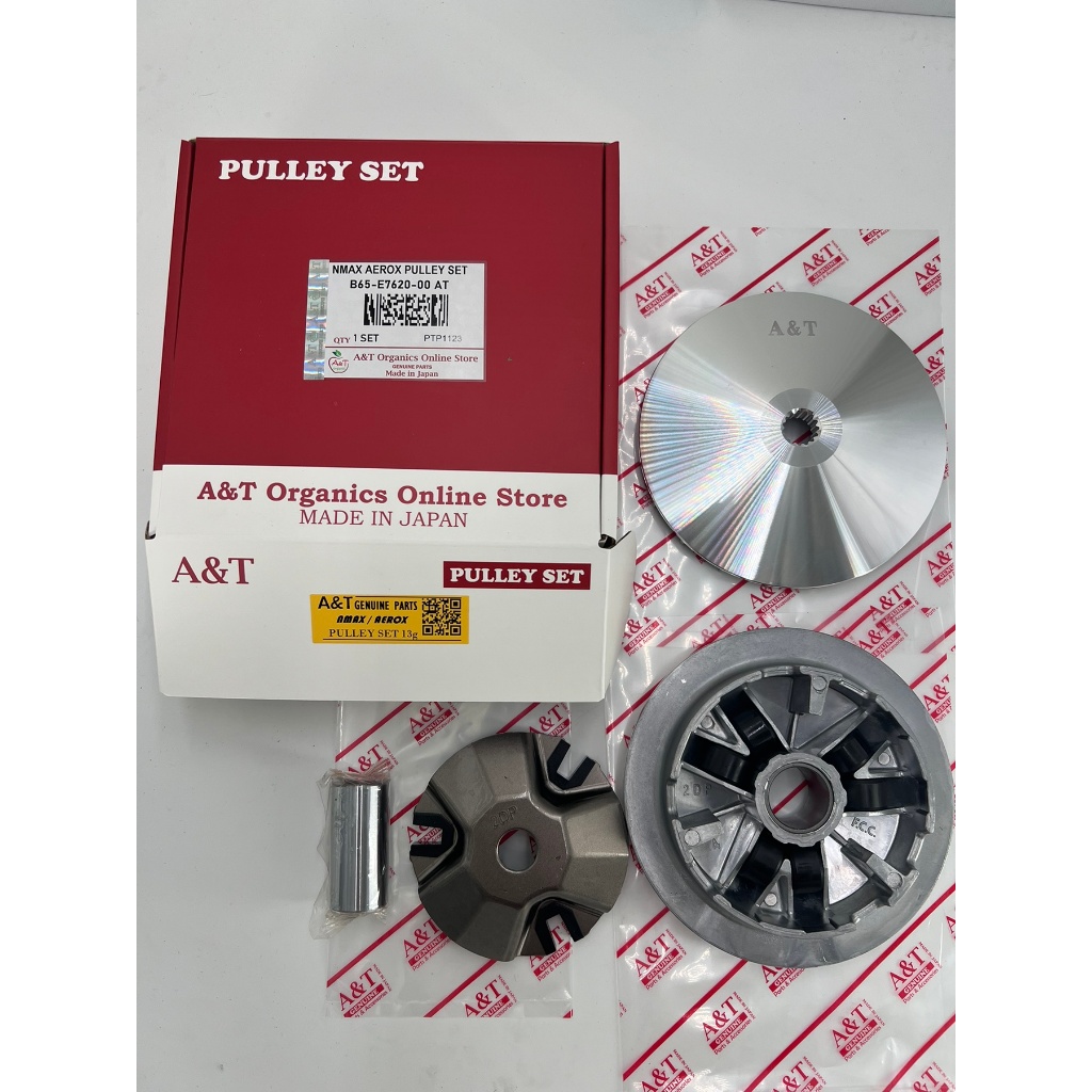 B65 A&T Pulley Set for YAMAHA Nmax v1 v2 / Aerox v1 v2 Made in Japan (Roller 13g) | Shopee ...