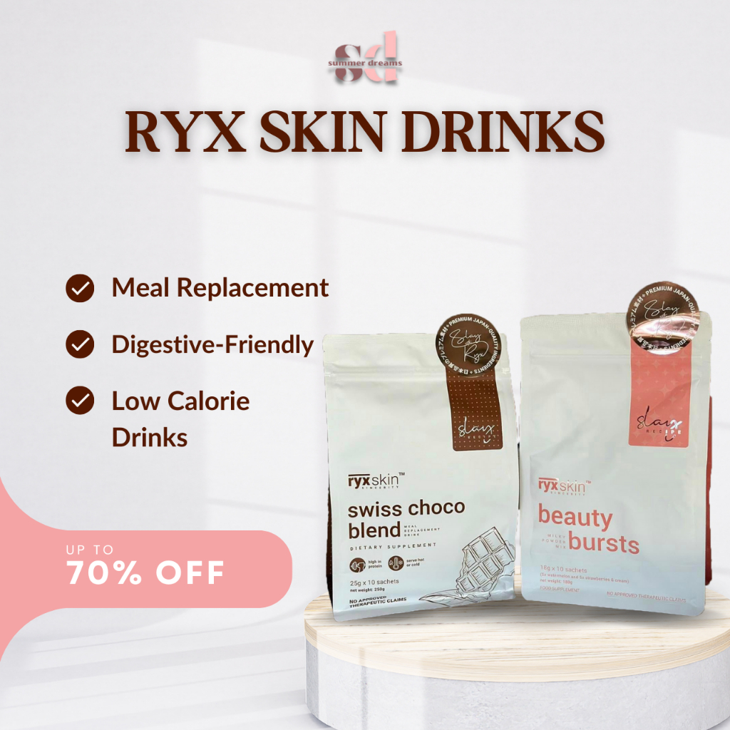 RYX DRINKS - Beauty Bursts (Beauty Drinks - 2 Flavors) and Swiss Choco ...