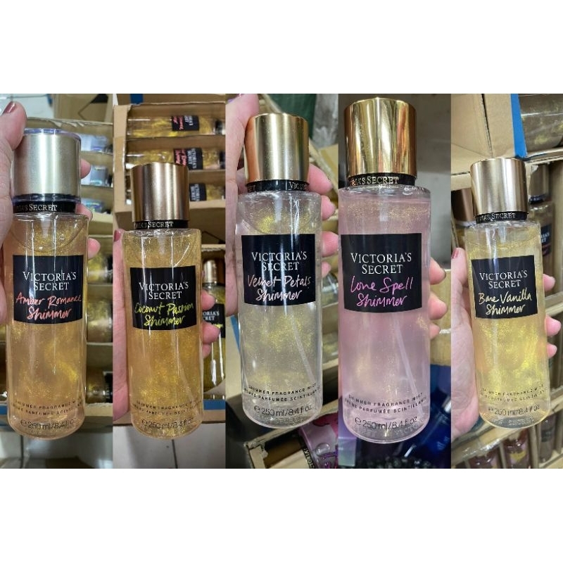 cod! Victoria's secret Bare Vanilla Shimmer Fragrance mist 250ml (best seller) | Shopee Philippines