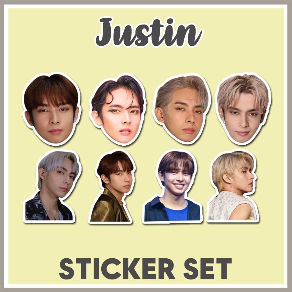 SB19 Justin Sticker Set | Shopee Philippines